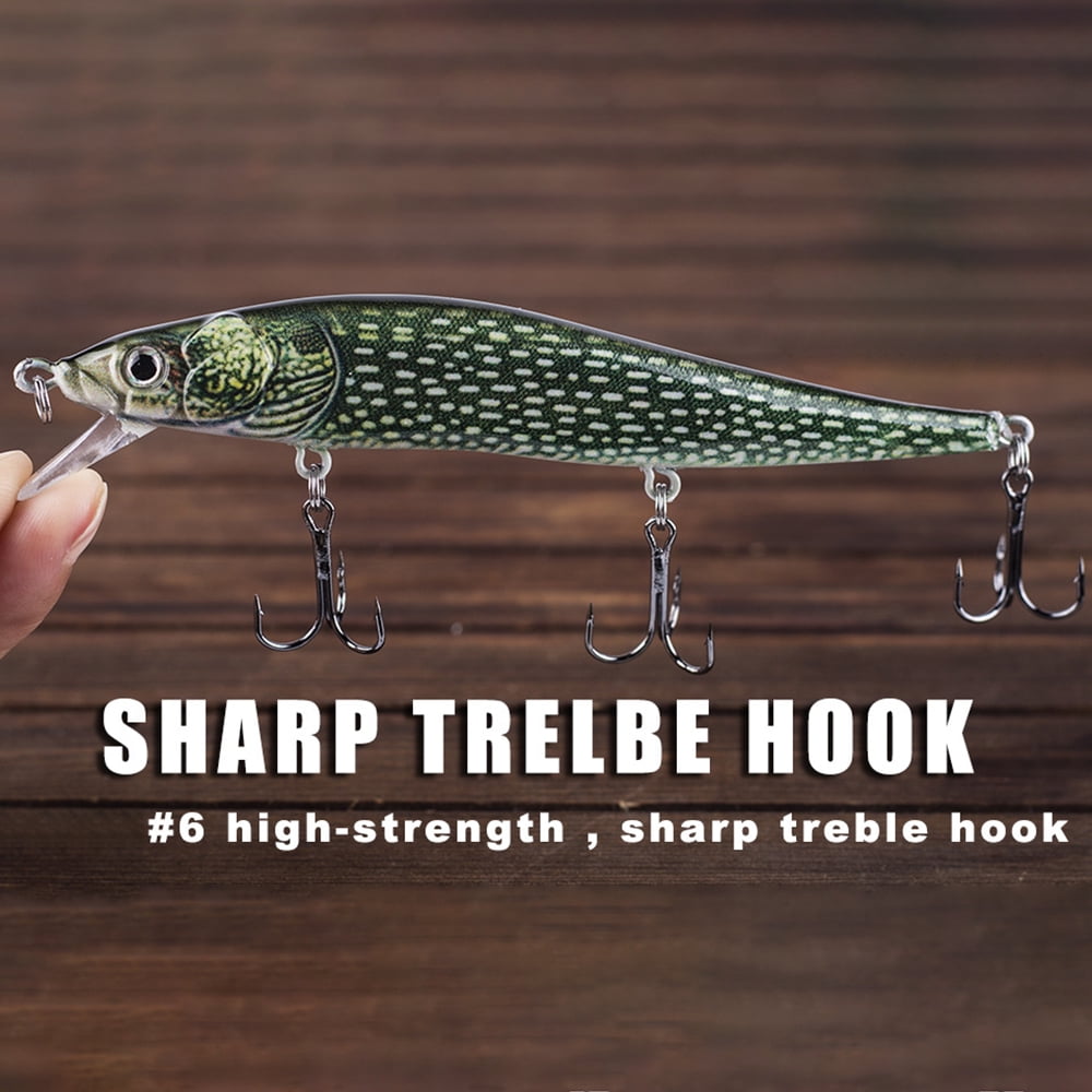 SIMULATION BAIT,Bait With 3d Lures Minnow Realistic Eyes Body With 3d ...