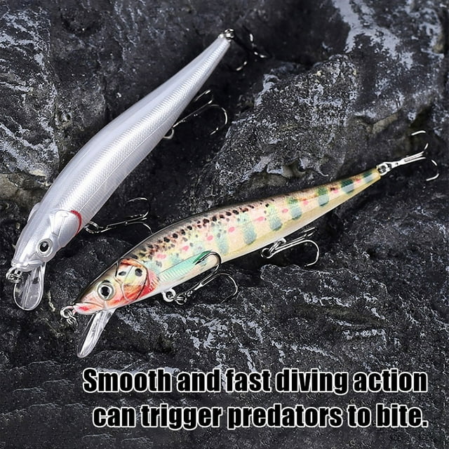 SIMULATION BAIT,Eyes Body Details With 3d Realistic Huiop Minnow Bait ...