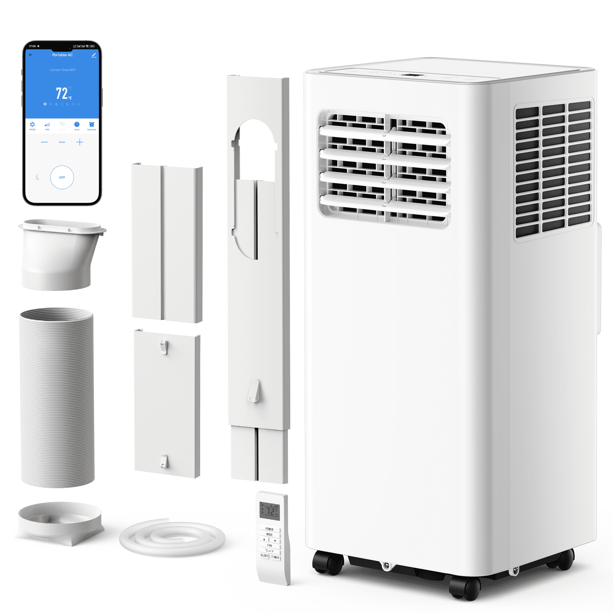 SIMZLIFE Portable Air Conditioner 12000 BTU with App Control,Portable ...