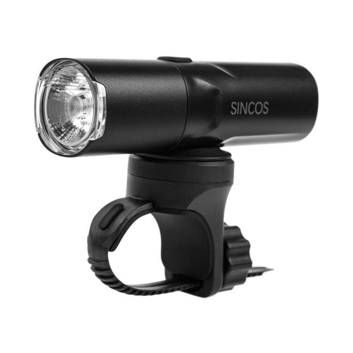 SINCOS 800 Lumen USB Rechargeable Bike Light, LED Bike Headlamp ...