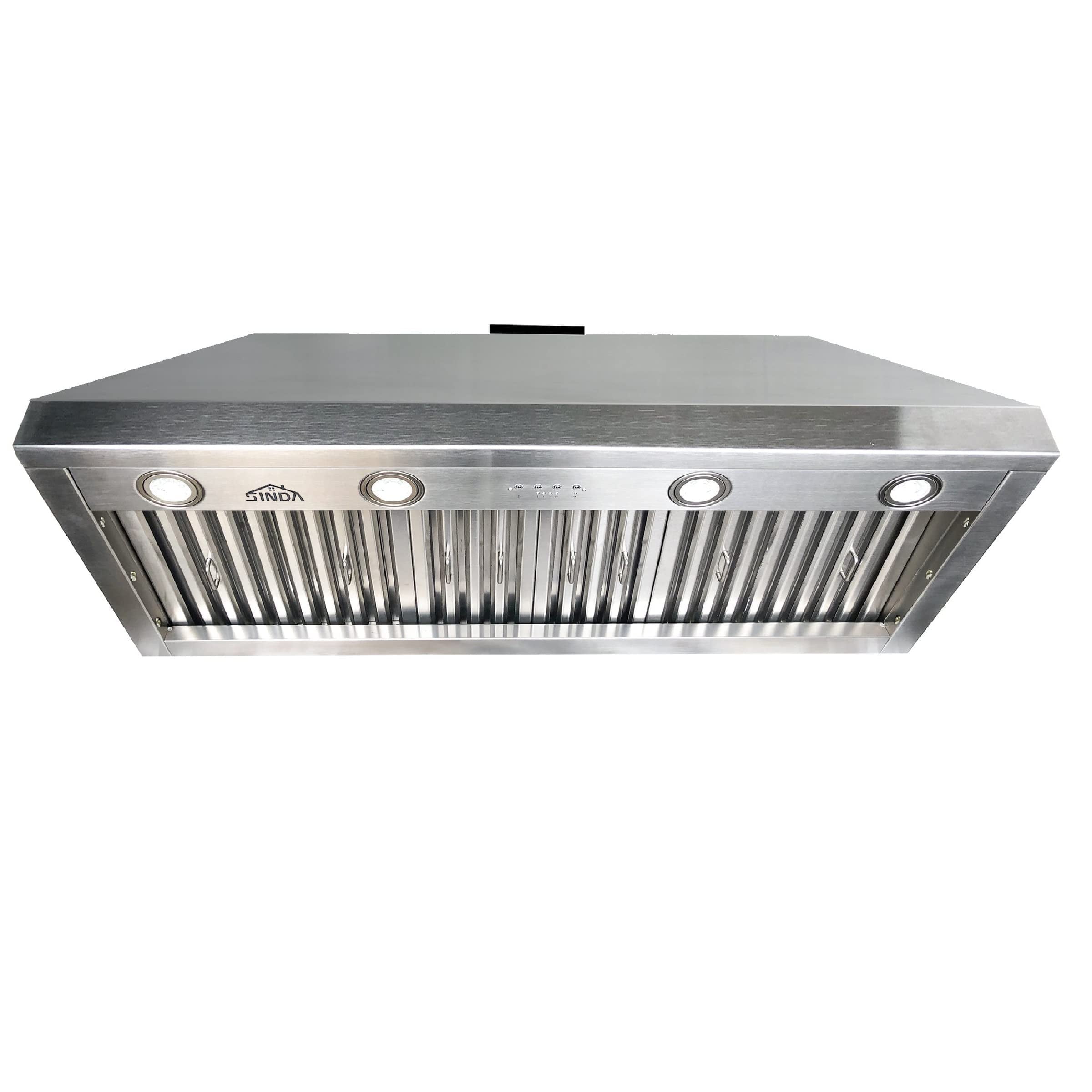 SINDA 42 Inch Built-in Range Hood Insert/Liner , 1150CFM in Stainless ...