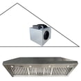 SINDA 48" Ventilator Insert Built-In Range Hood Insert with Inline ...