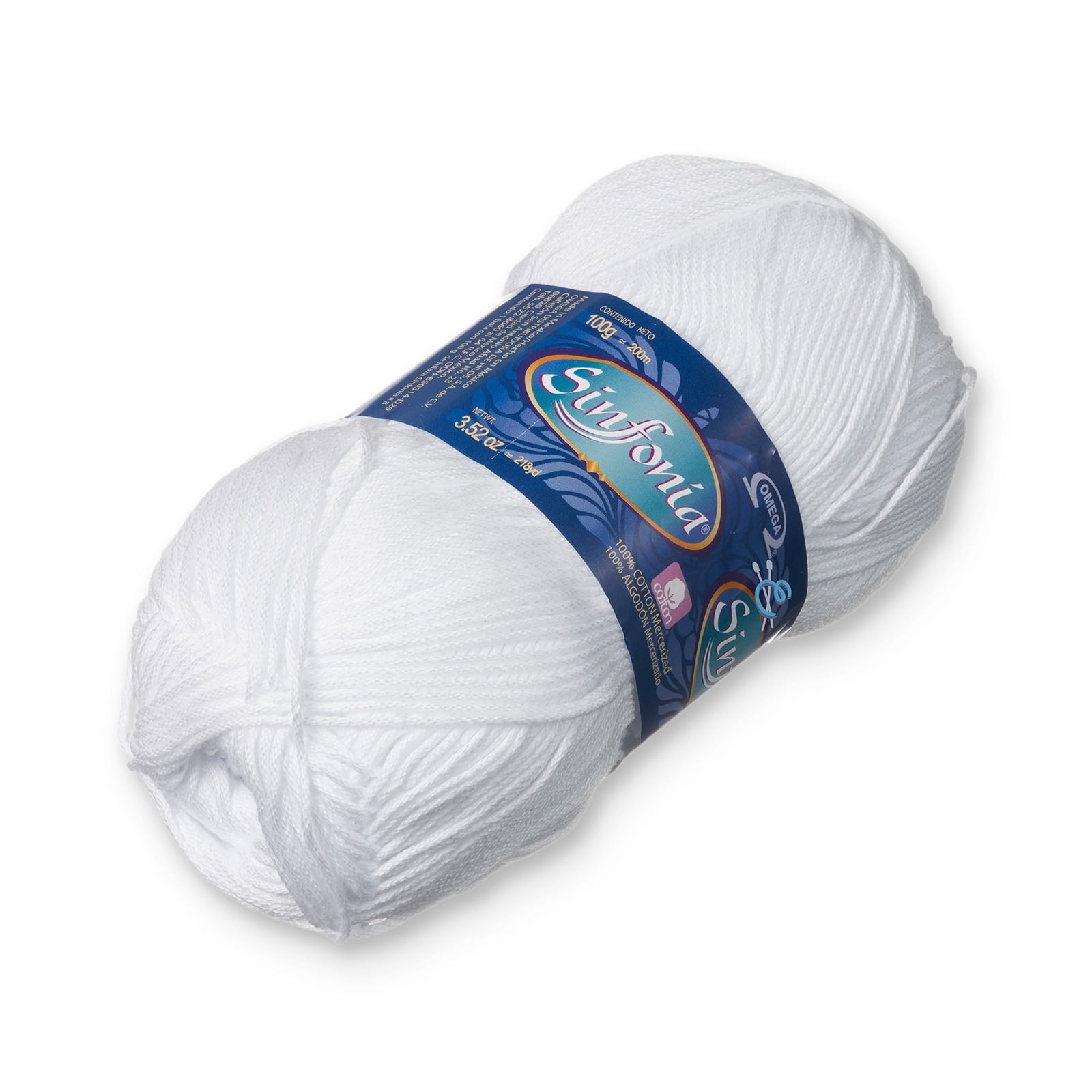 SINFONIA [100grs] by Omega - Elegant Fine 100% Mercerized Cotton Yarn ...