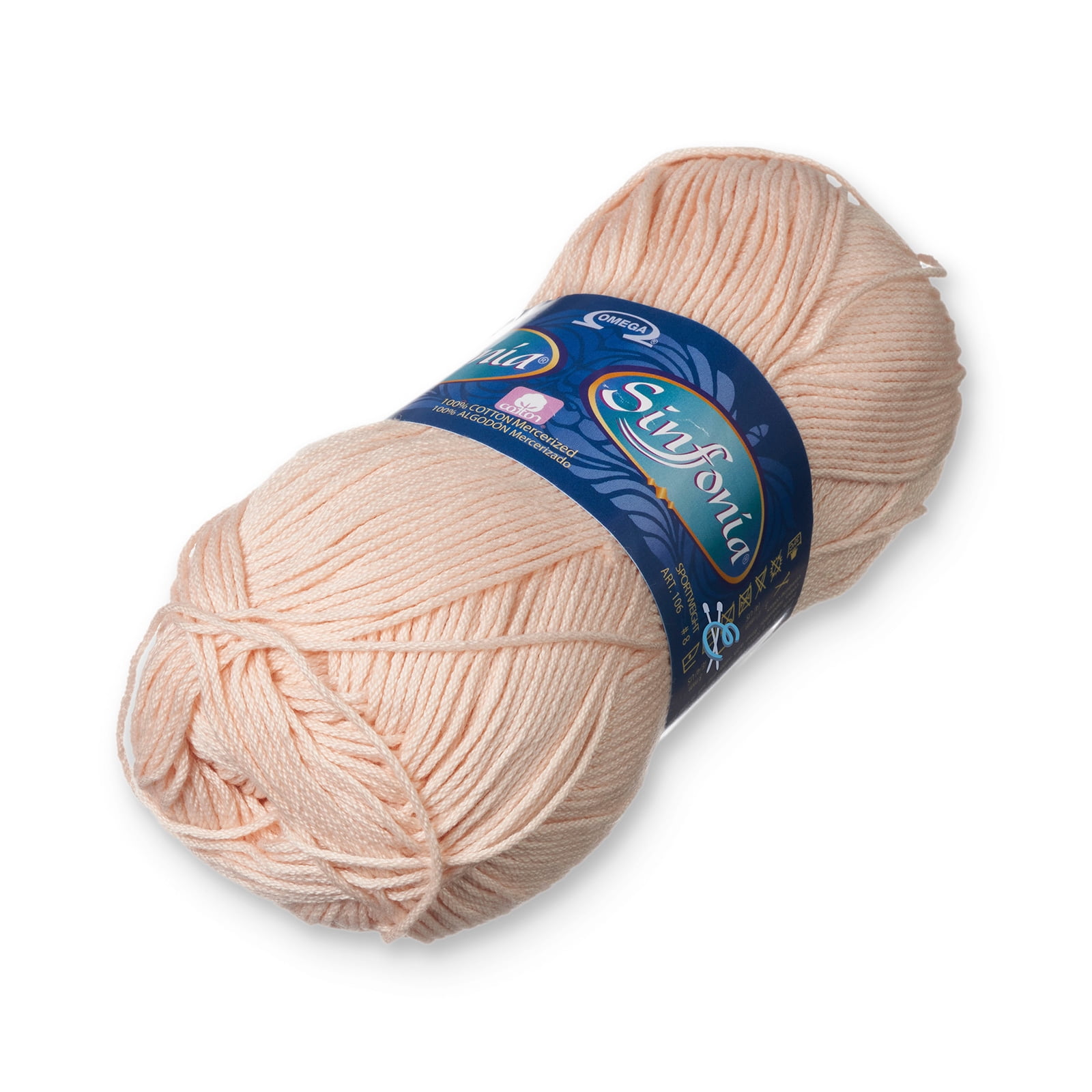SINFONIA [100grs] by Omega - Elegant Fine 100% Mercerized Cotton Yarn ...