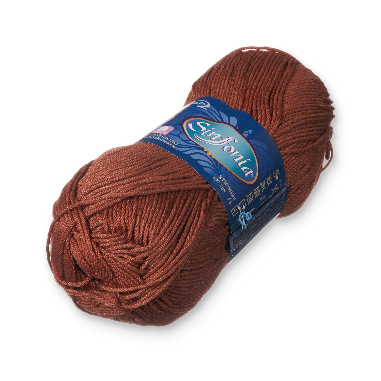 SINFONIA [100grs] by Omega - Elegant Fine 100% Mercerized Cotton Yarn ...