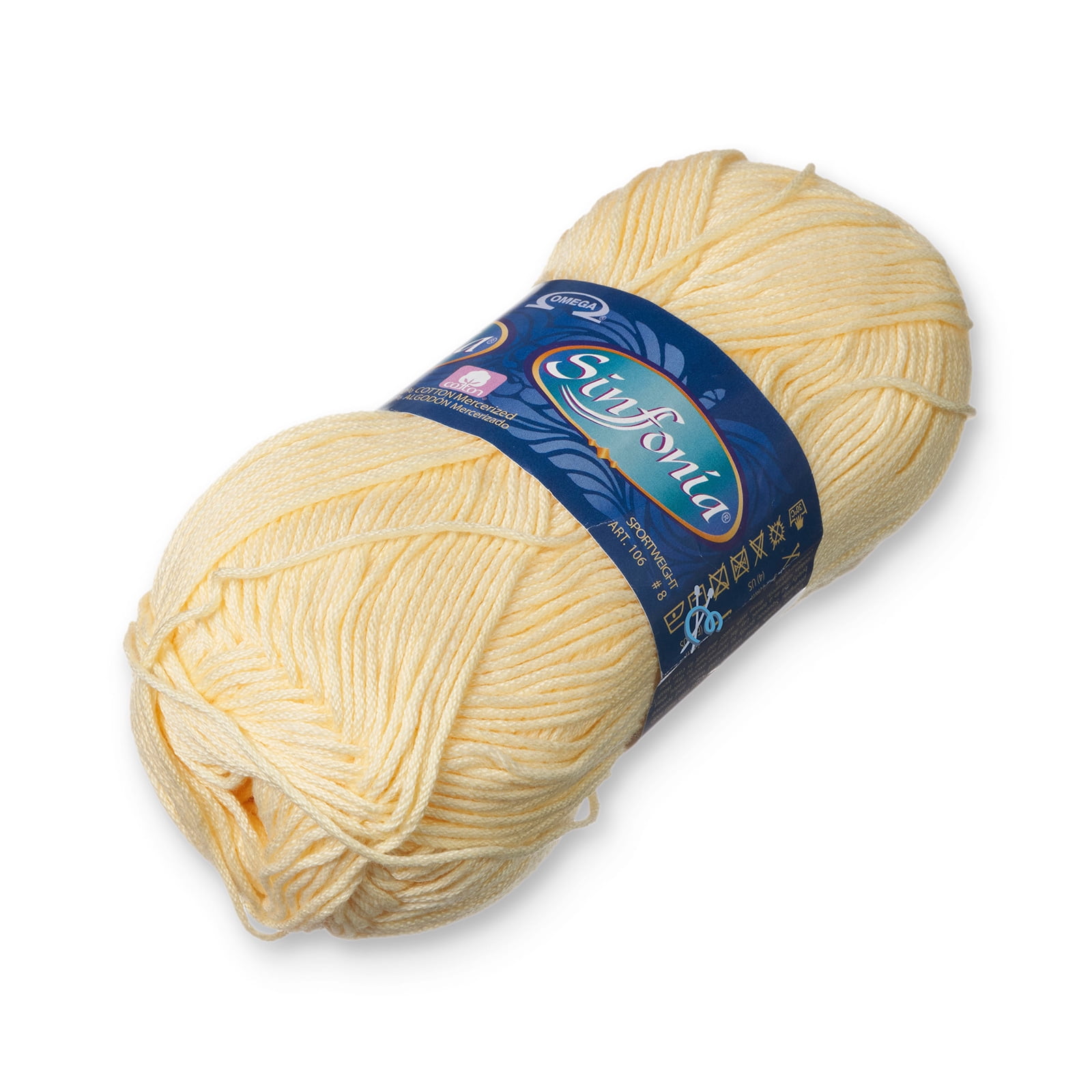 SINFONIA [100grs] by Omega - Elegant Fine 100% Mercerized Cotton Yarn ...