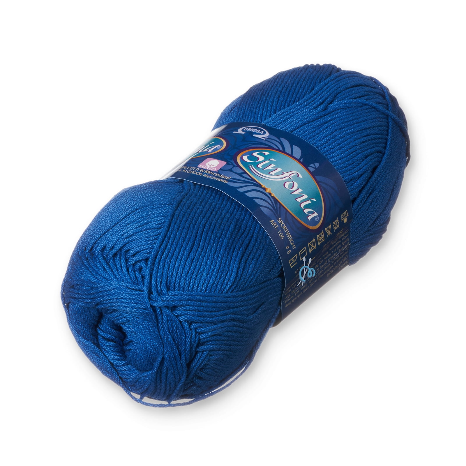 SINFONIA [100grs] by Omega - Elegant Fine 100% Mercerized Cotton Yarn ...