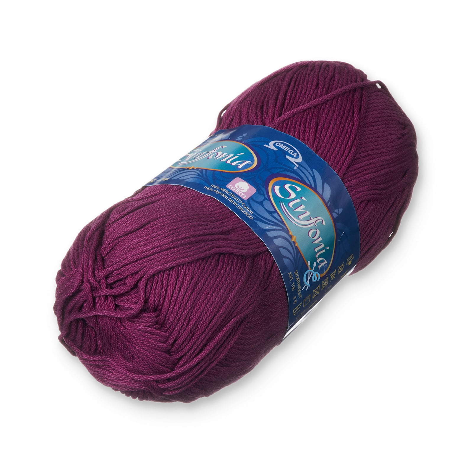 SINFONIA [100grs] by Omega - Elegant Fine 100% Mercerized Cotton Yarn ...