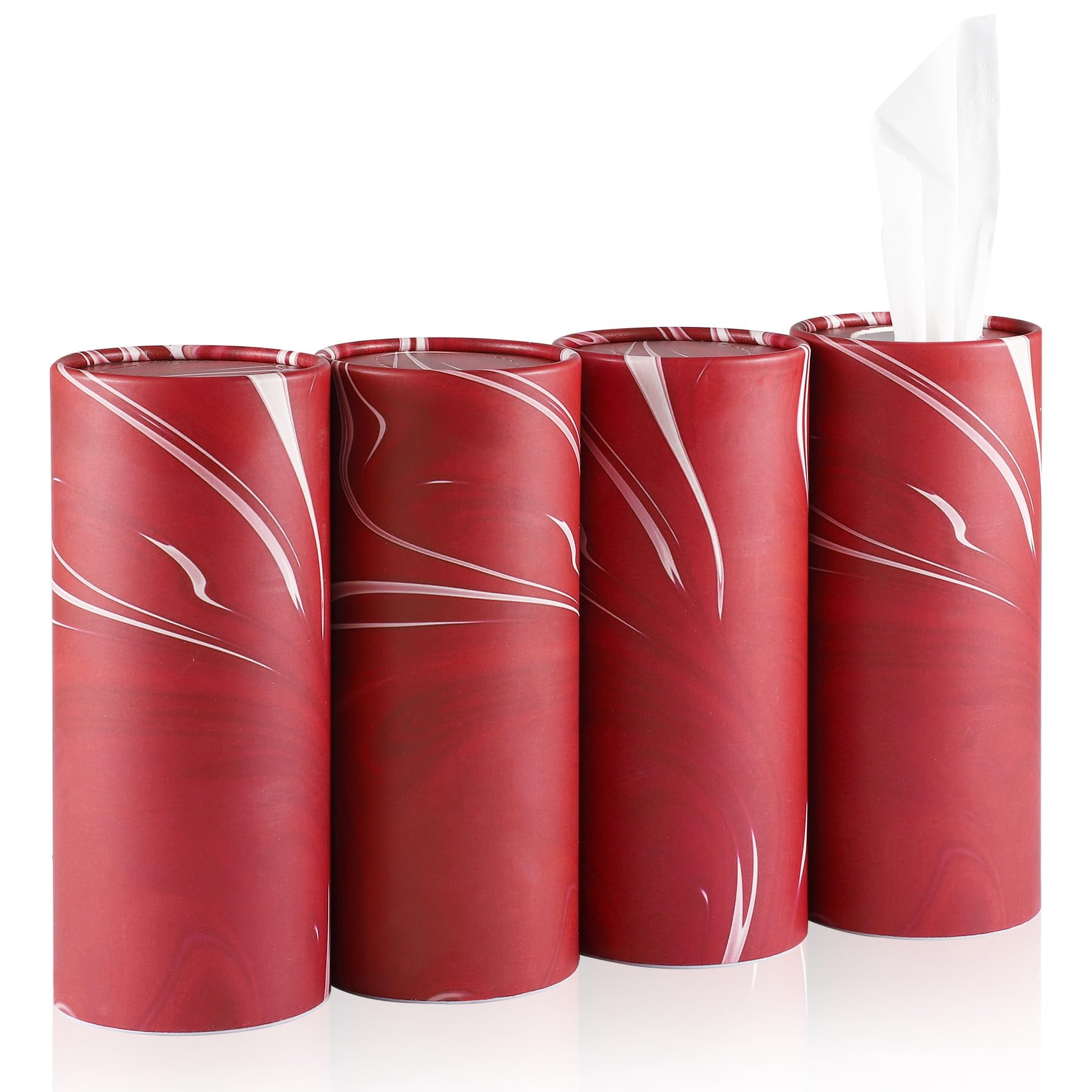 SINGARO Car Tissue Holder, RRF12 4 Pack Car Cup Holder Facial Tissues ...