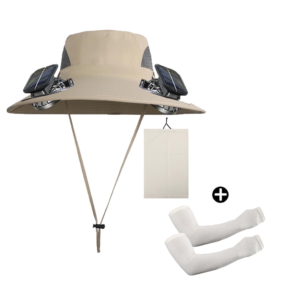 SINGCAOM Sun Hat with Cooling Fans, UPF 50+ UV Protection, Adjustable ...