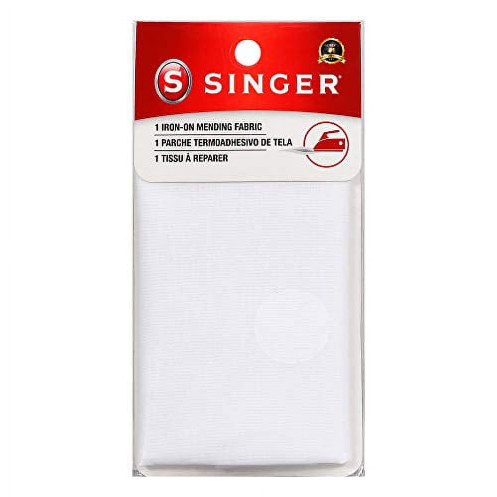 SINGER 00097 Iron-On Mending Fabric, Fabric Patch For Mending ...