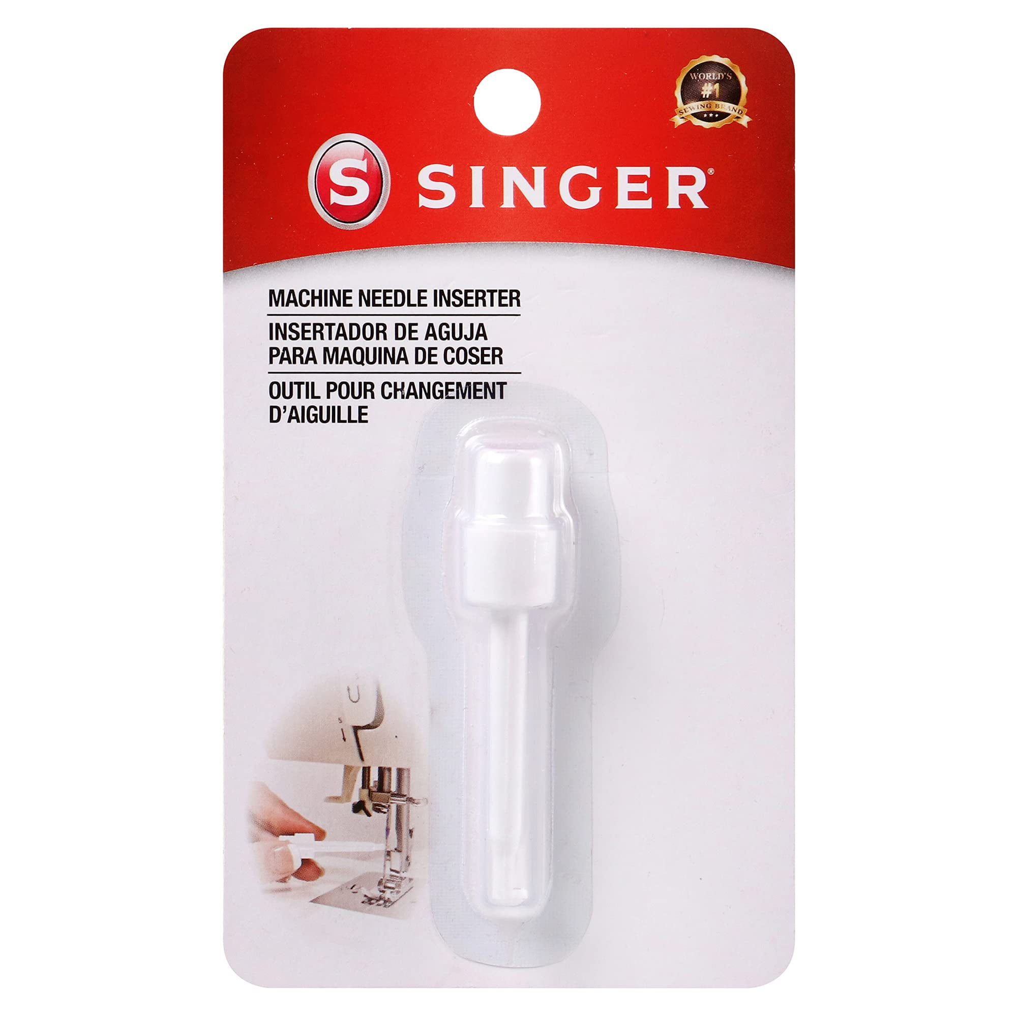 SINGER 00798 Universal Sewing Machine Needle Inserter, Blue C64 ...