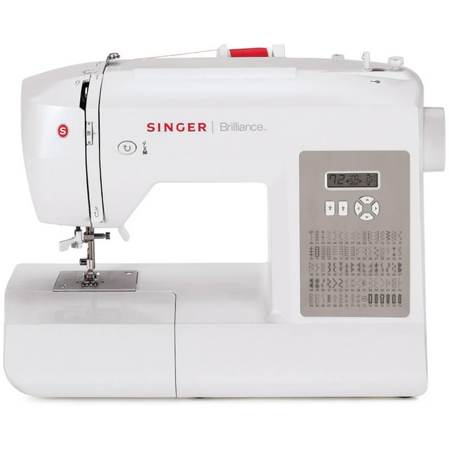 SINGER 6180 Brilliance Computerized Sewing Machine with 180 Stitch ...