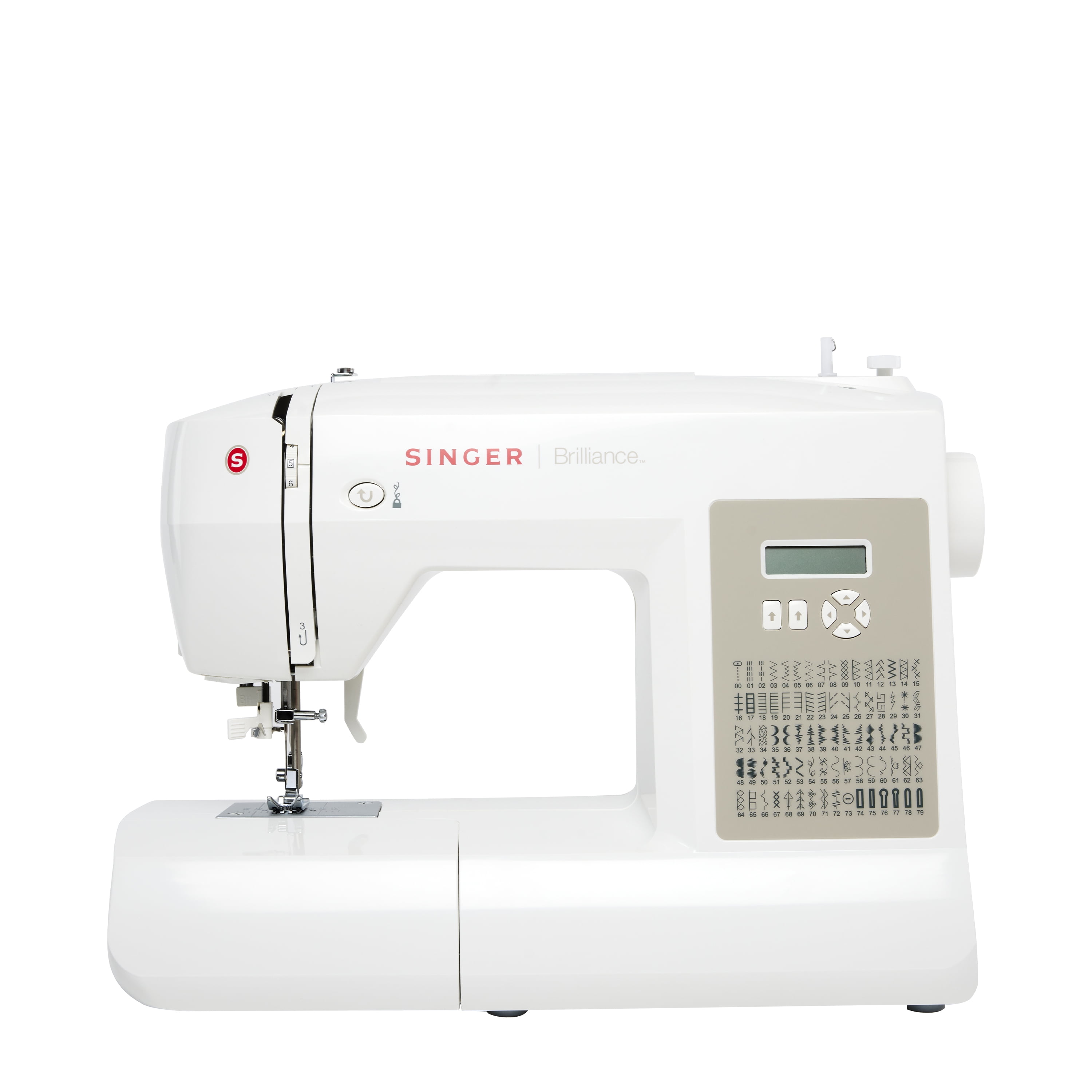 SINGER 6180 Brilliance Computerized Sewing Machine with 180 Stitch ...