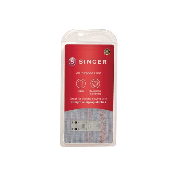 SINGER All-Purpose Presser Foot for Sewing, Zigzag and Straight ...