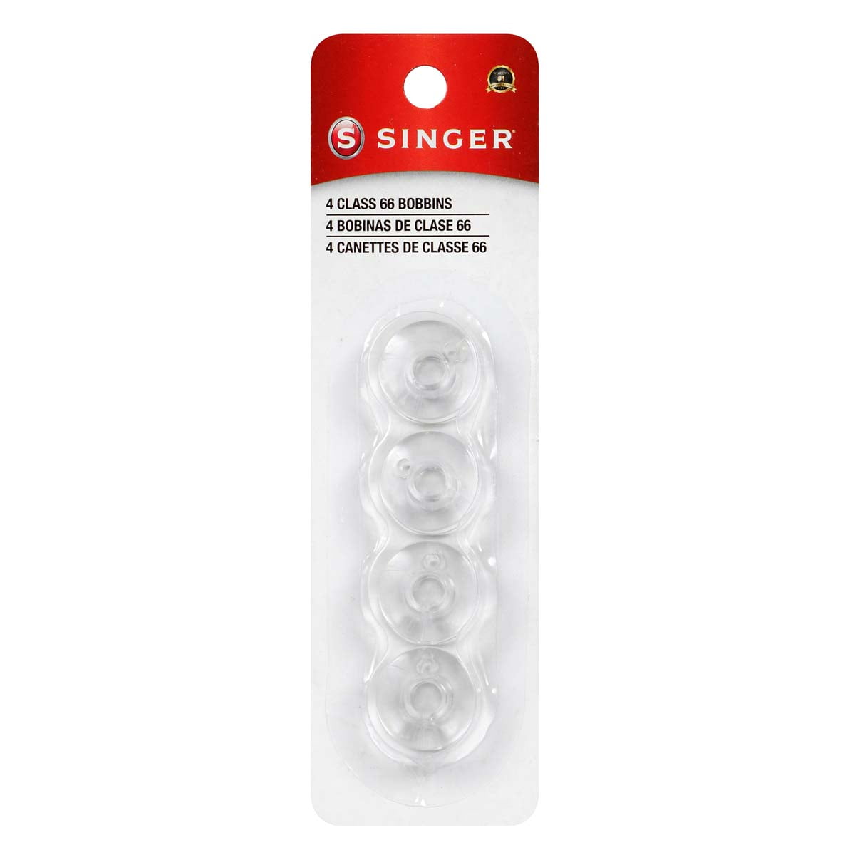 SINGER Class 66 Plastic Bobbins, 4 Count - Walmart.com