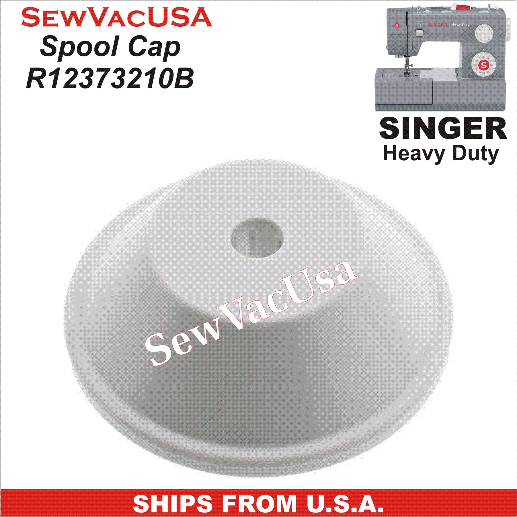 SINGER Compatible Spool Cap R12373210B Fits Singer Heavy Duty Models ...