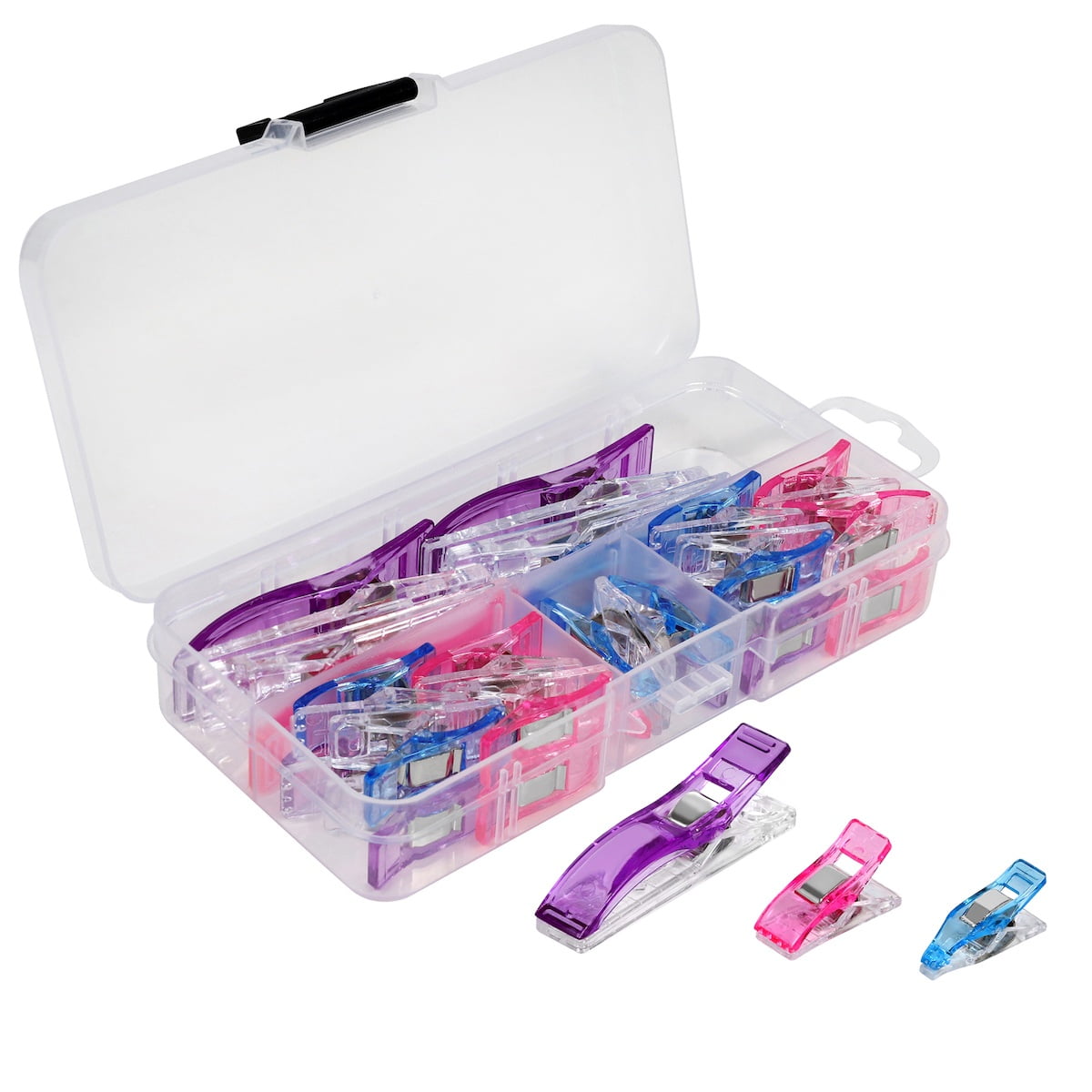 SINGER Fabric & Craft Clips W/Case -24/Pkg - Walmart.com