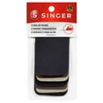 SINGER, Fabric Iron-On Patches, 2"x3", Assorted Dark Colors Pack of 10 ...