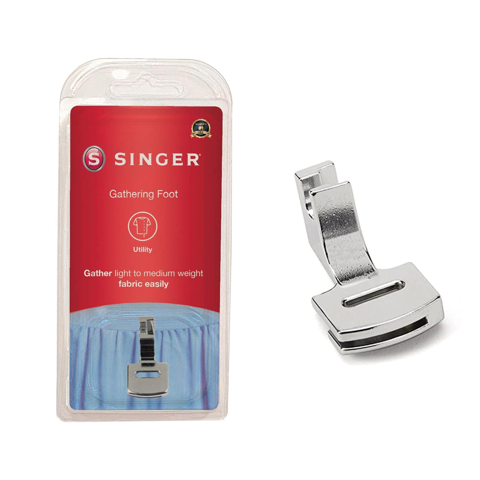 SINGER | Gathering Presser Foot for Low-Shank Sewing Machines ...
