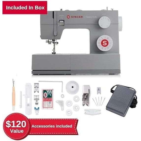 SINGER Heavy Duty 4452 High Speed Sewing Machine - Walmart.com