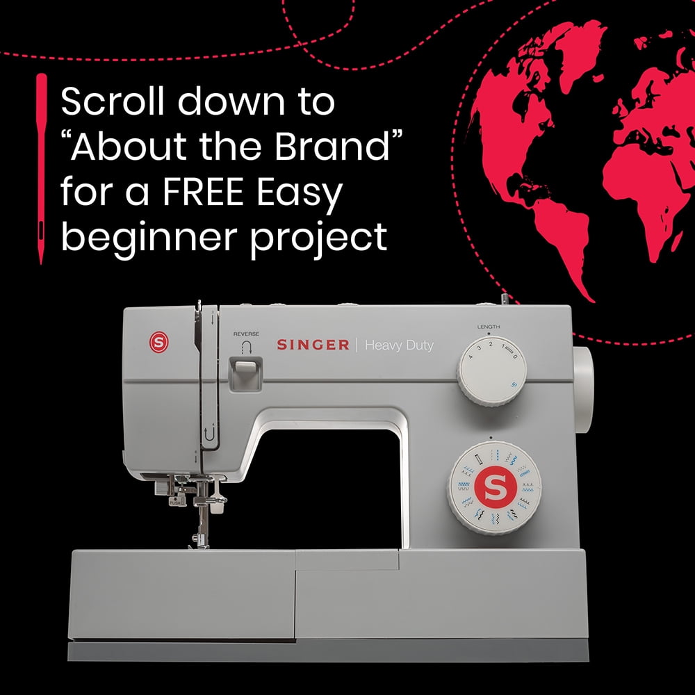 SINGER® 44S Heavy-Duty Sewing Machine, Powerful Performance, Great for ...