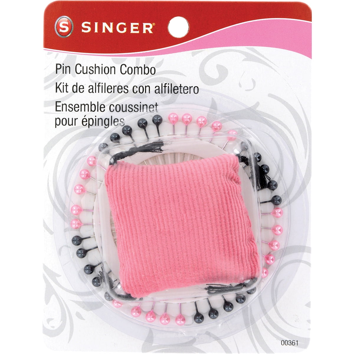 SINGER Pin Cushion Combo with Pins, 41 Pieces - Walmart.com