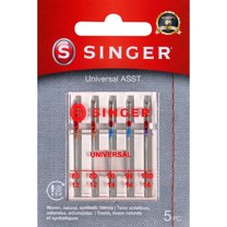 Singer Assorted Heavy Duty Sewing Machine Needles for Denim & Leather ...