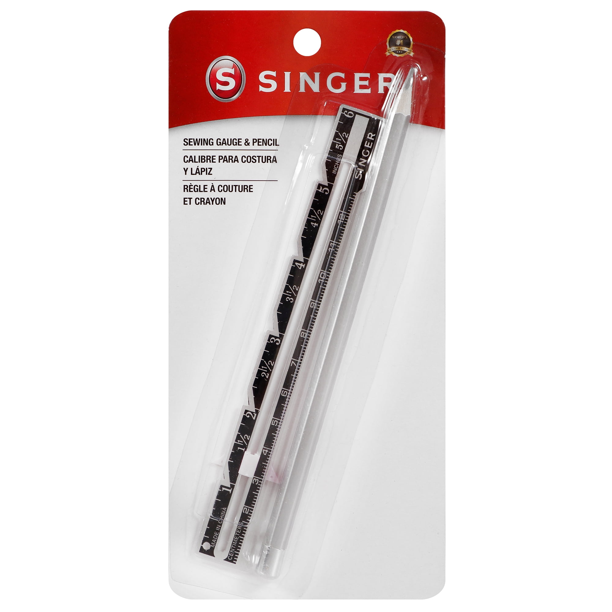 SINGER Sewing Gauge & Pencil, 2 Piece - Walmart.com