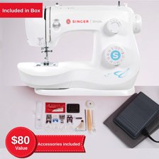 Open Box Singer Portable Sewing Machine w/LED Lighting & Accessories ...