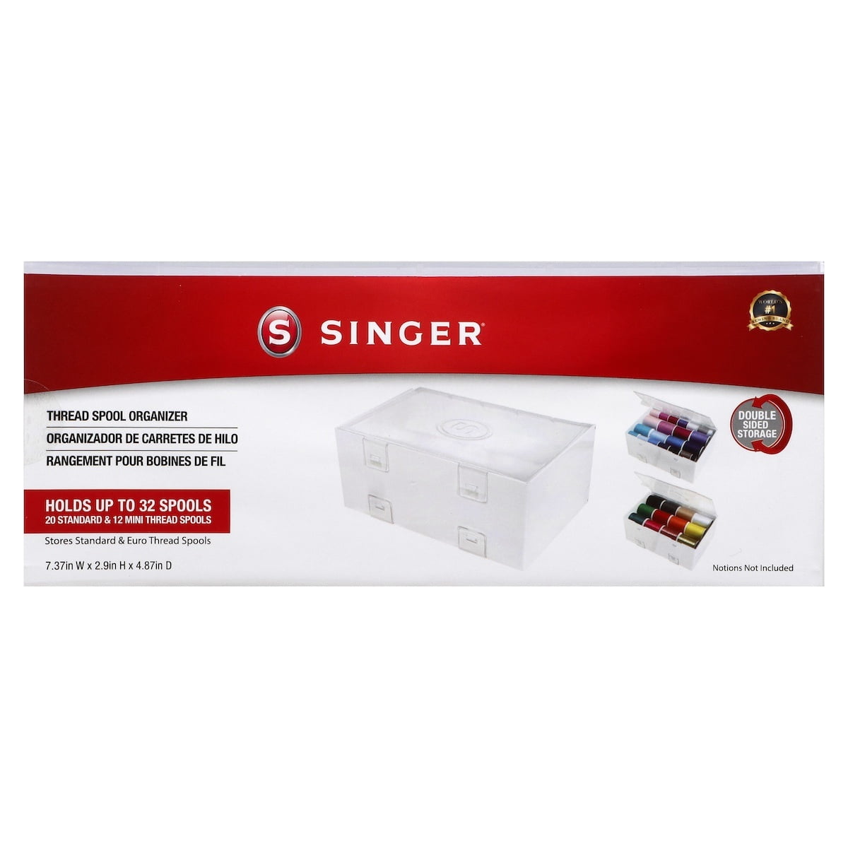 SINGER Thread Spool Organizer-1/Pkg - Walmart.com