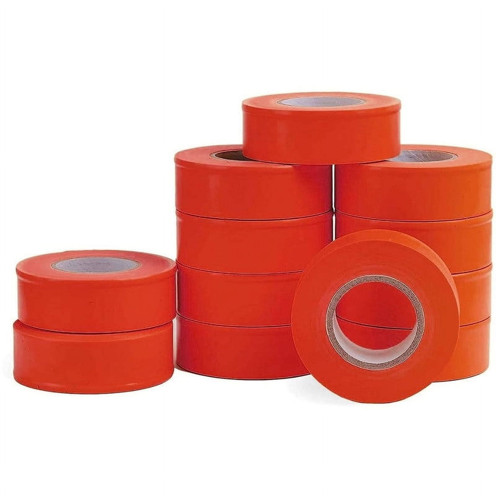 SINGHAL 12 Pack Red Flagging Tape,1 Inch width 150 ft Length, for ...