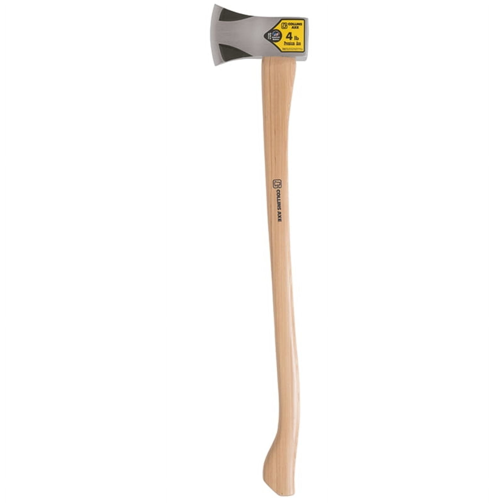 Collins 4 lb Single Bit Splitting Axe 35 in. Wood Handle - Premium ...