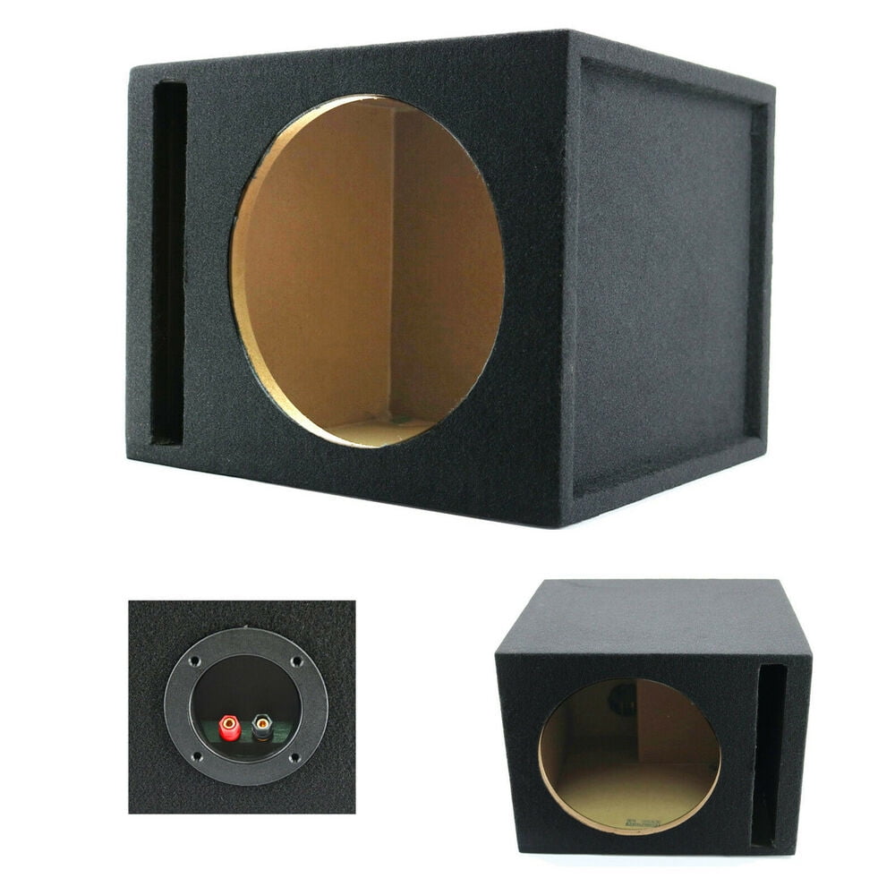 SINGLE 10" PORTED SUBWOOFER ENCLOSURE CAR AUDIO SPEAKER BOX 1" MDF ...