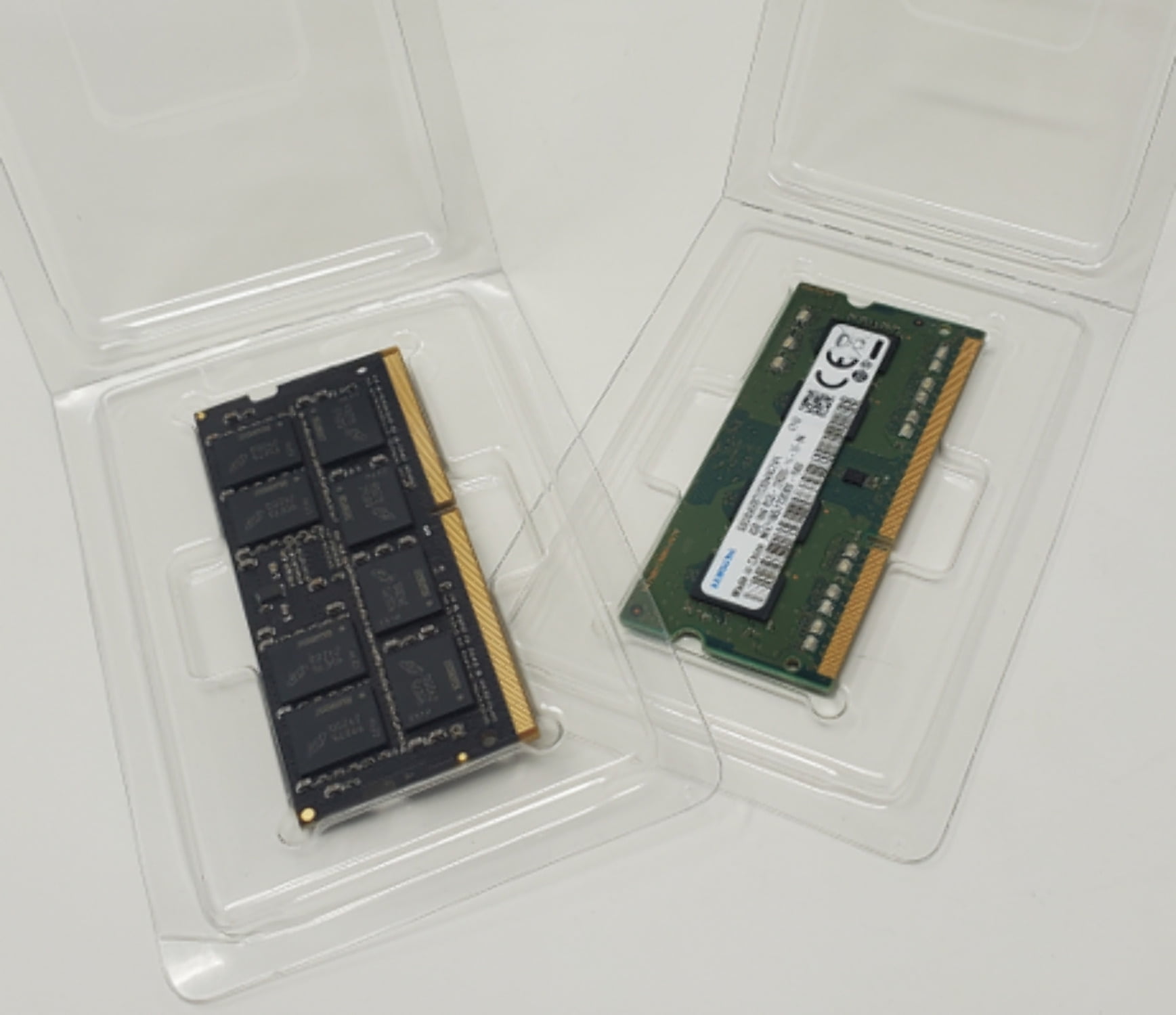 SINGLE COUNT DDR3/4 SODIMM CLAMSHELL Memory Blister Pack Container ...