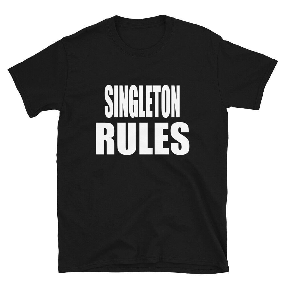 SINGLETON Rules Son Daughter Boy Girl Baby Name TShirt - Walmart.com