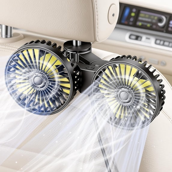 SINGRAO Backseat Fan for , , Dogs, USB seat Fan, 360? Rotatable Wind, 3 ...