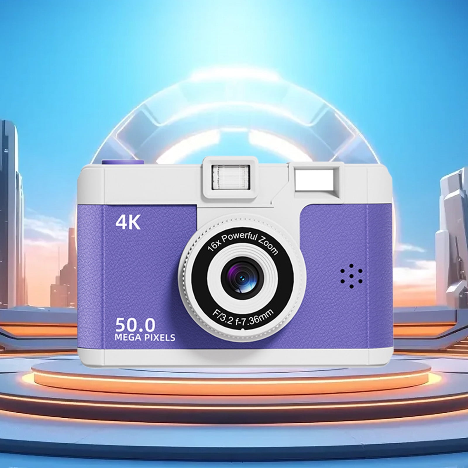 SINIMOKO Digital Camera Student Party CCD Card Camera Mirrorless 2.4 ...