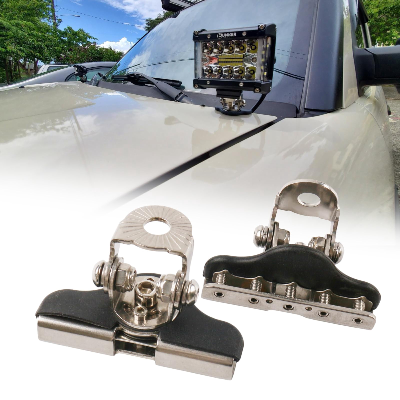 SINLIRU Light Bar Mounting KEF16 Bracket Universal Adjustable Clamp ...