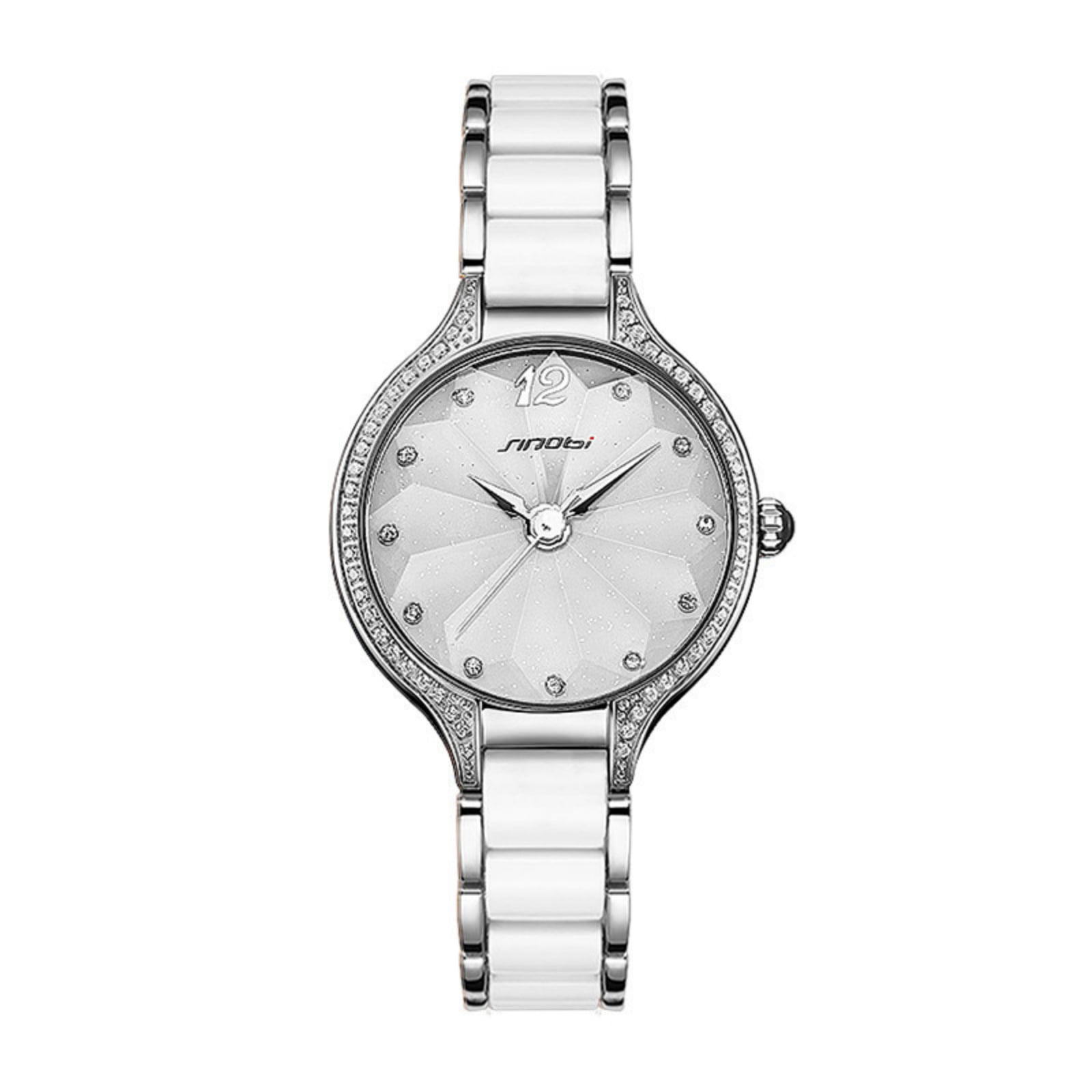 SINOBI Ladies watch female small and delicate set diamond small dial steel band watch waterproof ...