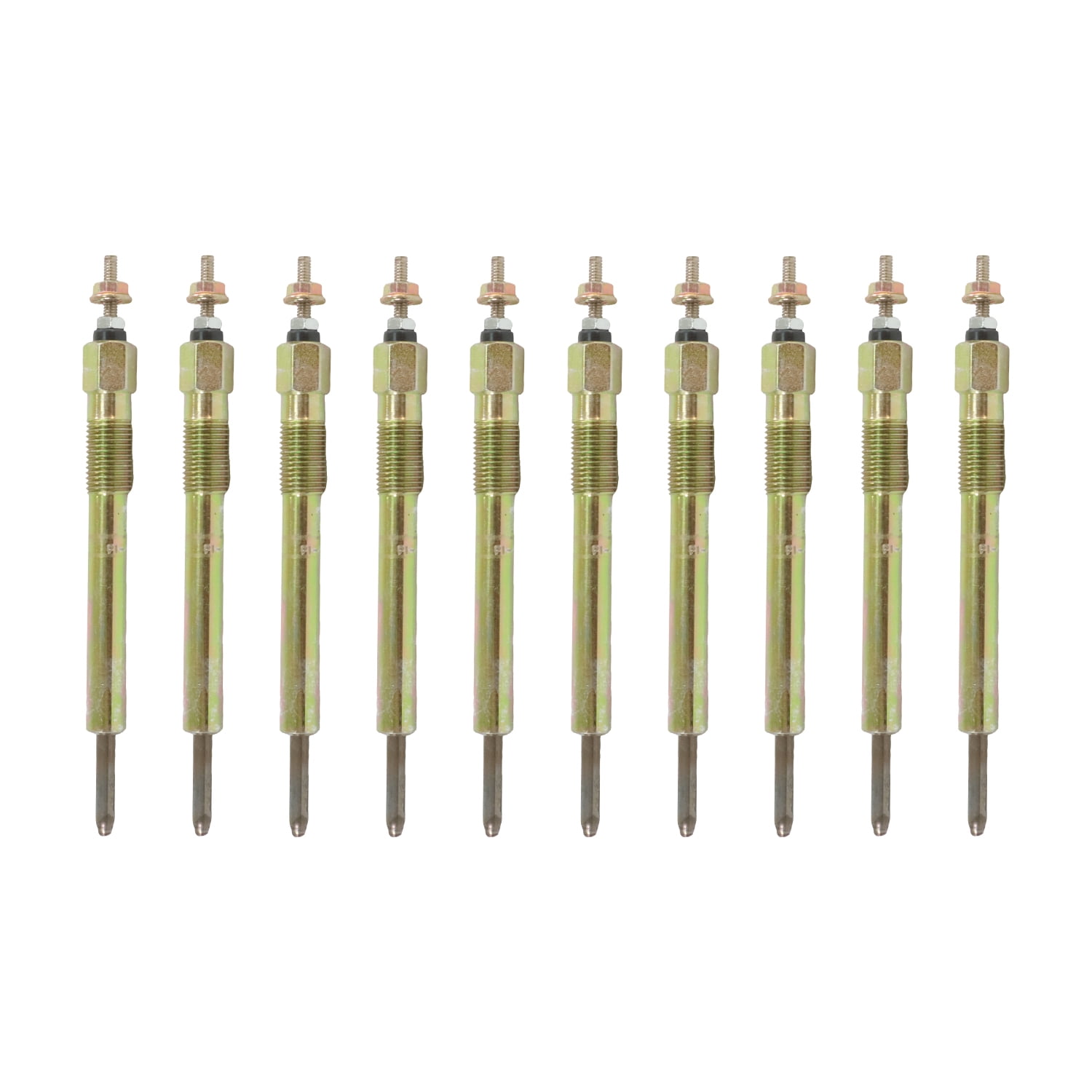 SINOCMP 10PCS Diesel Plug Glows for Isuzu 4JA1 4JB1 4JB1T Mustang ...