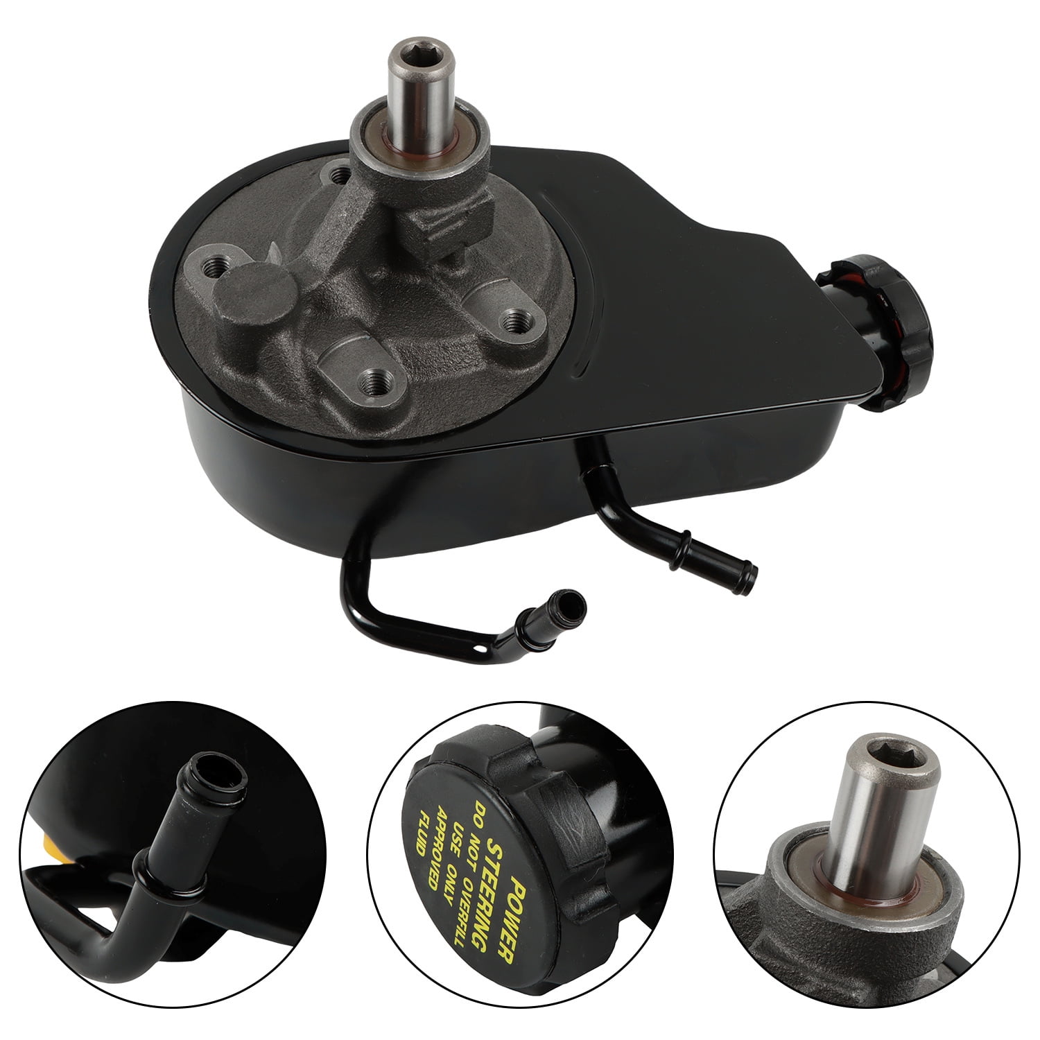 SINOCMP 20-8739 Power Steering Pump with/ Reservoir for Cadillac ...