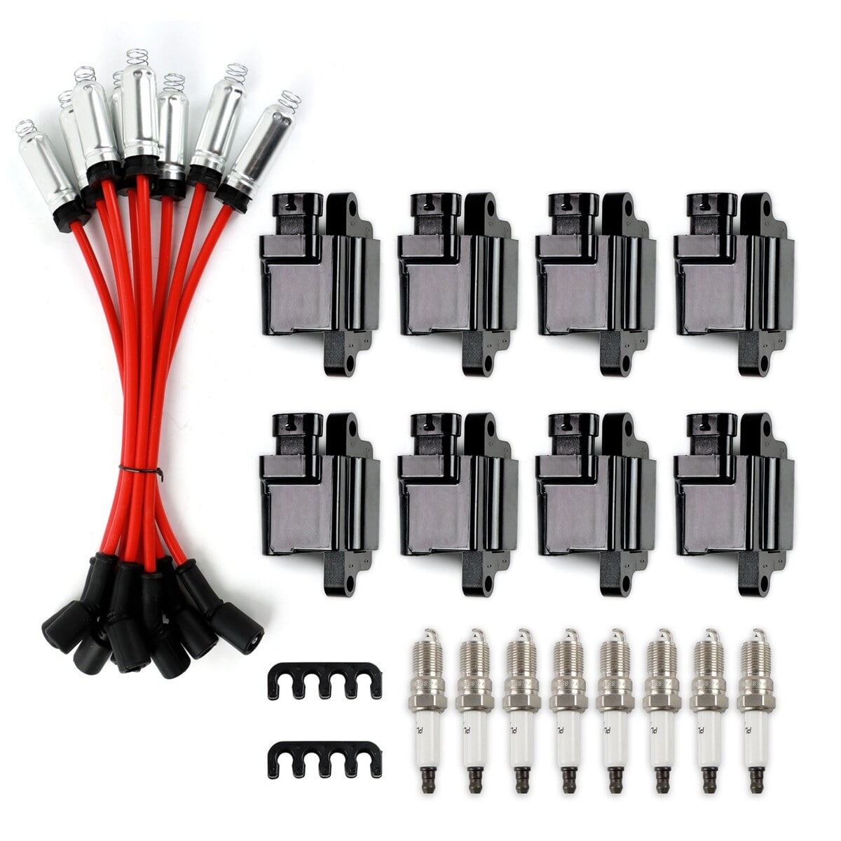 SINOCMP 8PCS UF-271 Ignition Coils Pack & Platinum Spark Plugs & Spark ...