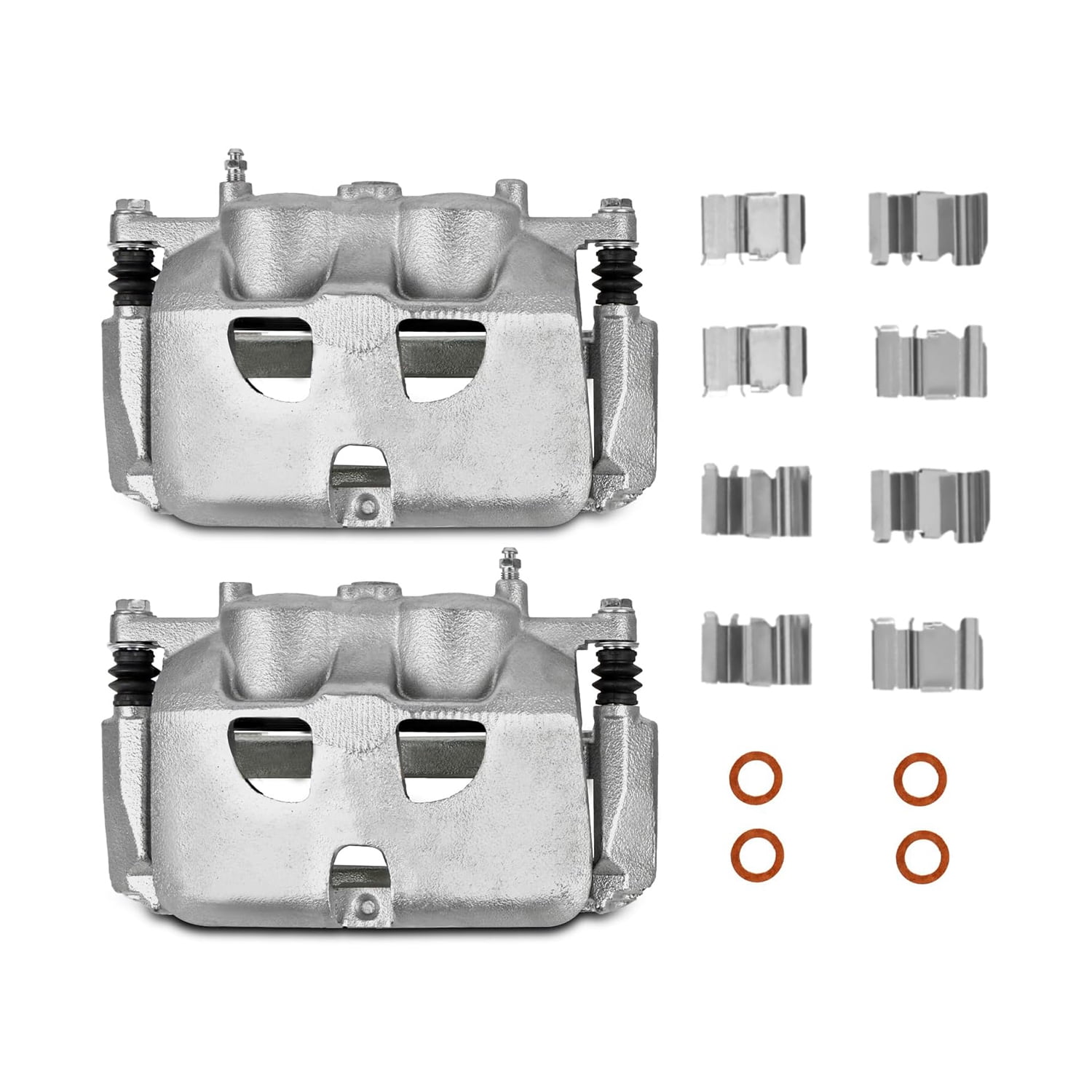SINOCMP Front Left & Right Disc Brake Calipers with Bracket Assembly ...