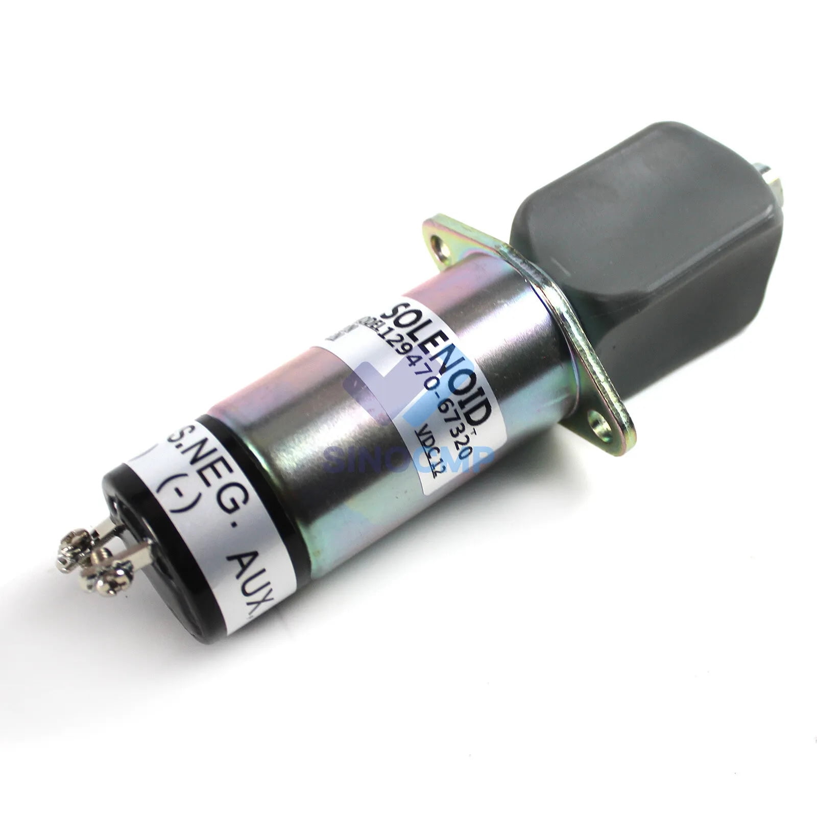 SINOCMP Fuel Shut Off Solenoid 1504-12A6U1B1S2 129470-67320 Fits for Yanmar 1995-Up 3JH 4JH 4LH ...