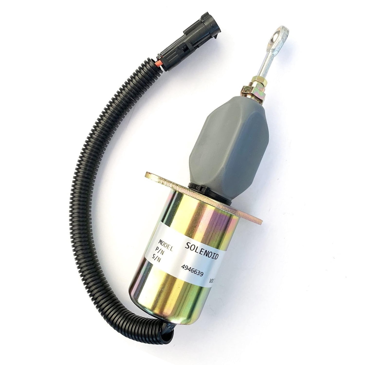 SINOCMP Fuel Shut Off Solenoid 4946639 3931570 Fits for Cummins Engine ...