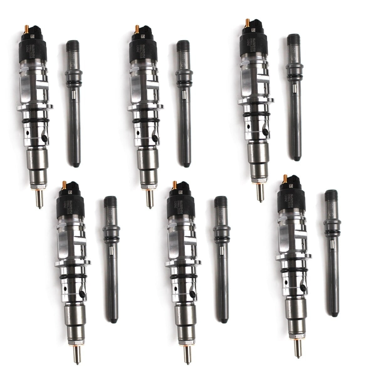 SINOCMP Set of 6 Diesel Fuel Injectors with Tube compatible with for ...