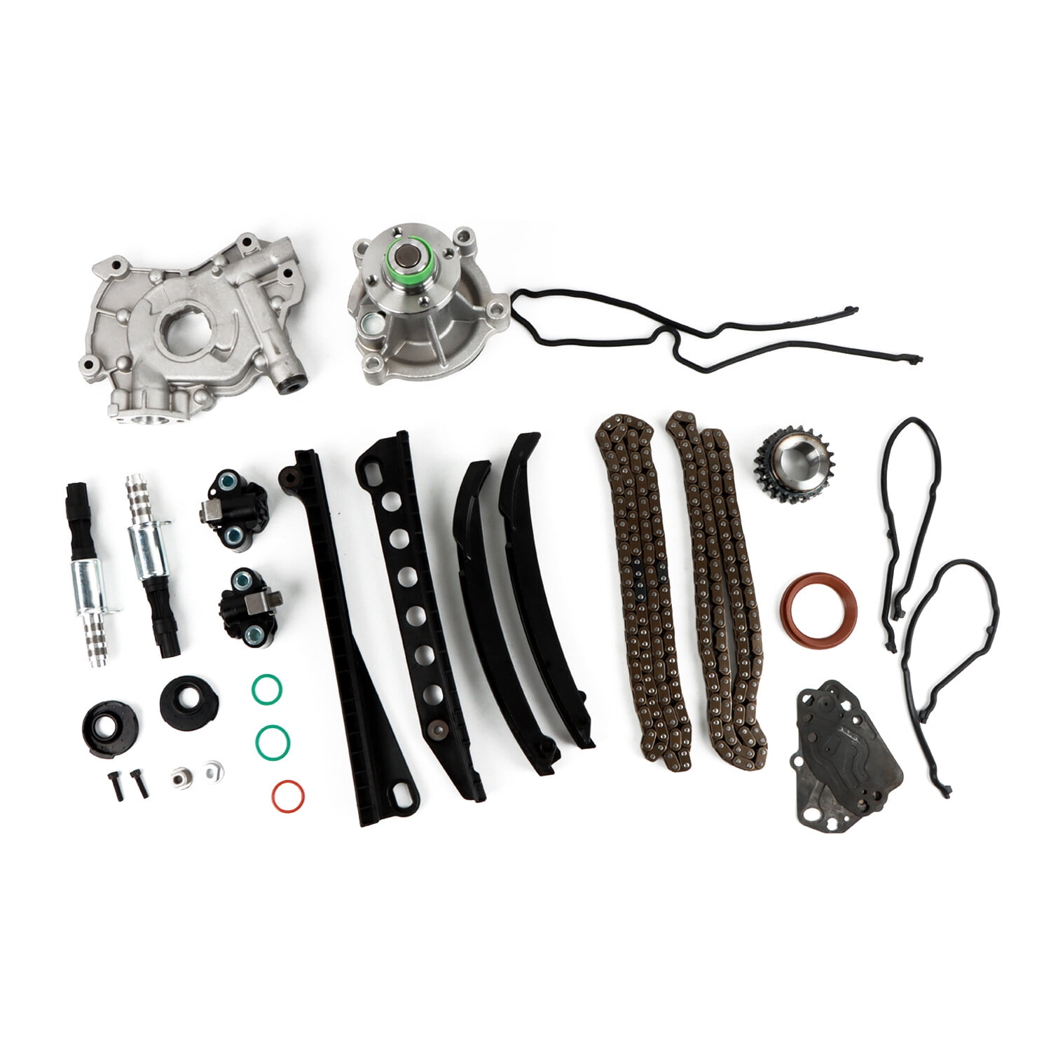 SINOCMP Timing Chain Kit Cam Phasers + VVT Valves For 5.4L Triton 3V ...