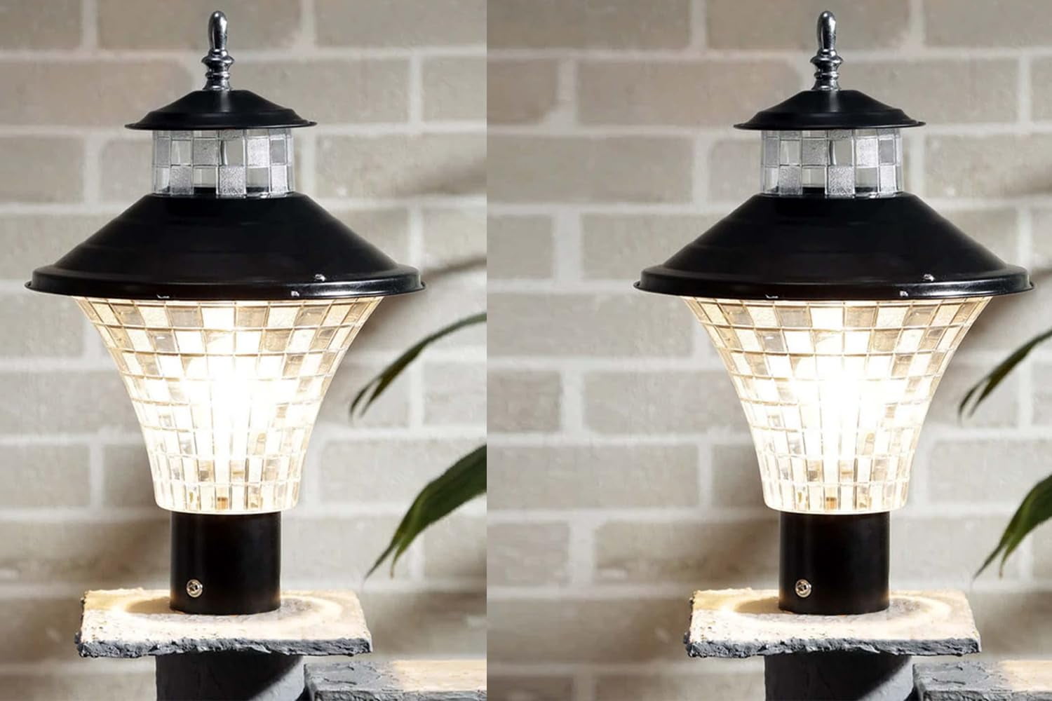 SINOMAN Metal and Polycarbonate Gate Light for Home Gate Waterproof ...