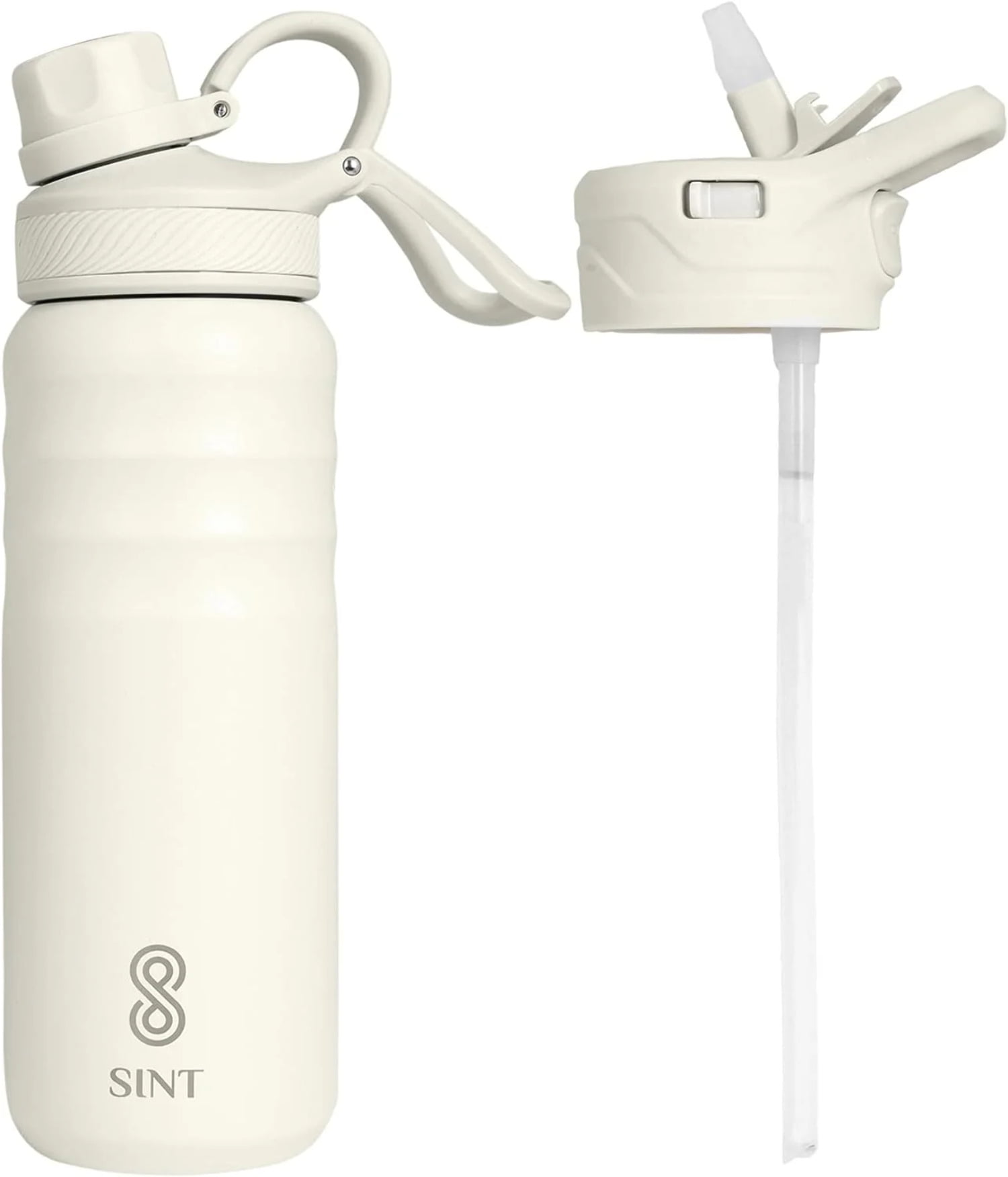 SINT Vacuum Insulated Water Bottle 24 Oz, Leak Proof - Stainless Steel ...
